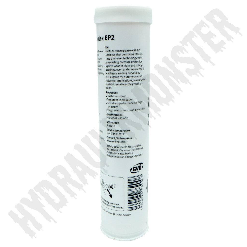 oilfino FINOPLEX EP2 400g Fett Kartusche Mehrzweckfett, 4,95